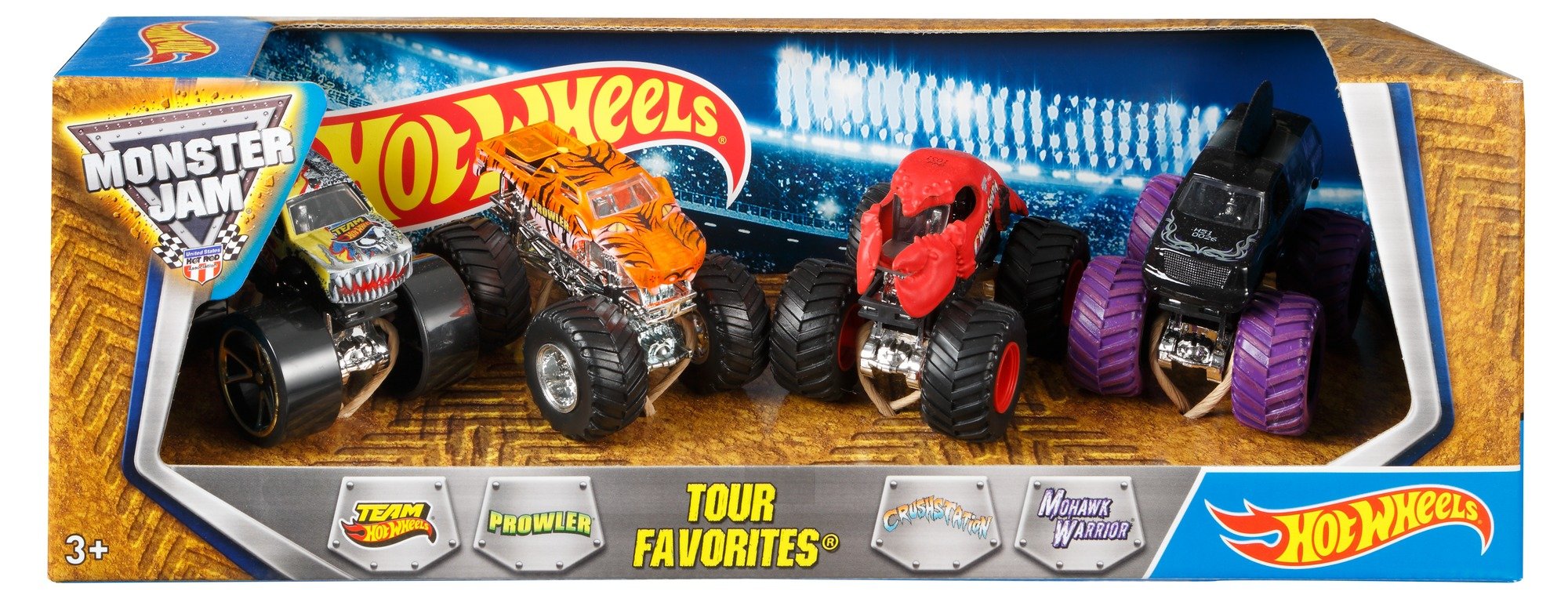 Hot Wheels Monster Jam Tour Favorites – Styles May Vary