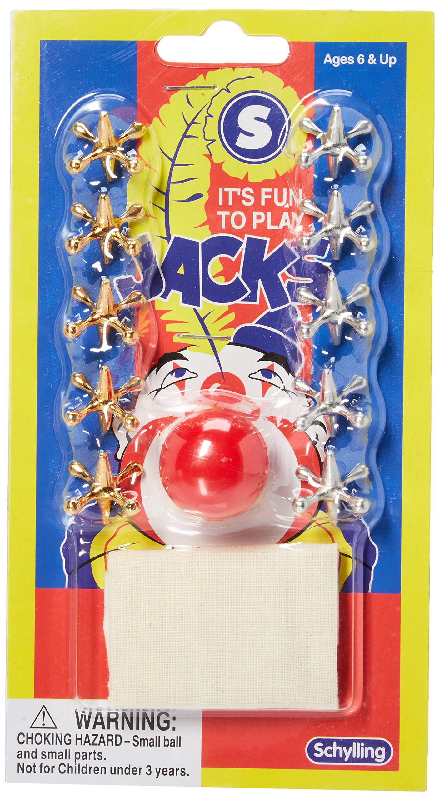 Metal Jacks and Rubber Ball Set