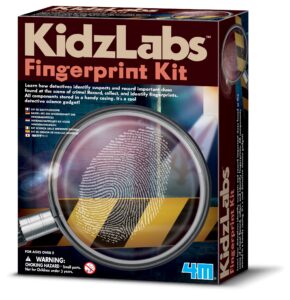 4m toysmith, kidzlabs finger print kit, dectective science kit , for boys & girls ages 8+