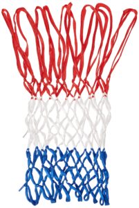 spalding 8279sr all-weather basketball net (red/white/blue)