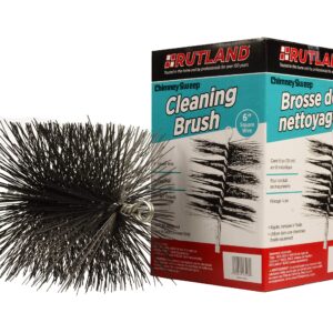 Rutland Products 16506 6-Inch Square Chimney Cleaning Brush