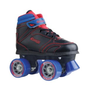 chicago boys sidewalk roller skate - black youth quad skates