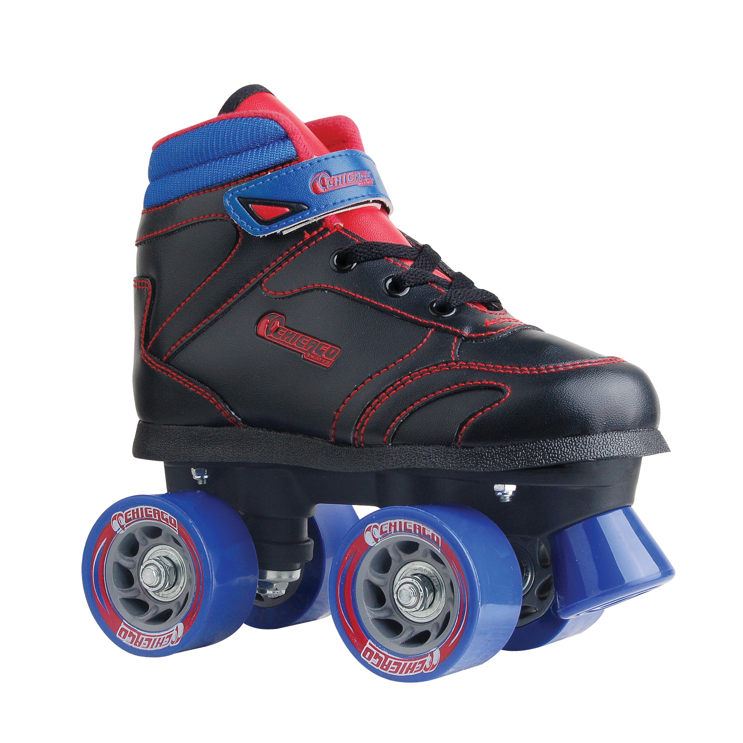 Chicago Boys Sidewalk Roller Skate - Black Youth Quad Skates