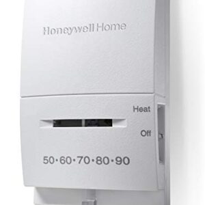 Honeywell Home CT53K Standard Millivolt Heat Only Manual Thermostat