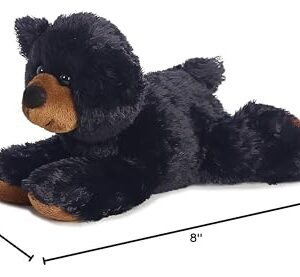 Aurora® Adorable Mini Flopsie™ Sullivan™ Stuffed Animal - Playful Ease - Timeless Companions - Black 8 Inches