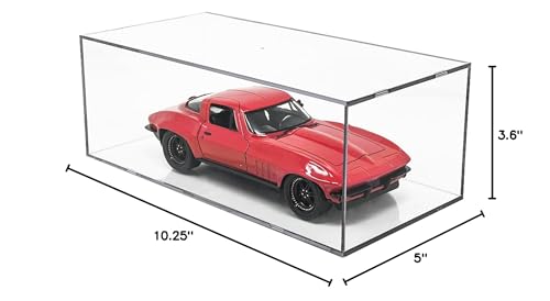 THE ORIGINAL BALLQUBE Race Car Display Case 1:24 Scale Die Cast Display Case Die Cast Box Square Clear Memorabilia Die Cast Race Car Holder