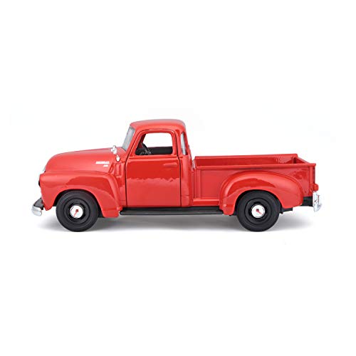 Maisto 1:25 Scale 1950 Chevrolet 3100 Pickup Diecast Truck Vehicle (Colors May Vary) , Red