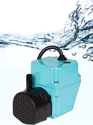 Little Giant 502103 300 GPH 115-Volt Manual Oil Filled Submersible Aluminum Direct Drive Submersible Pump, Blue, 2E-N