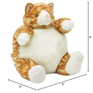 Unipak 9" Plumpee Orange Tabby Cat