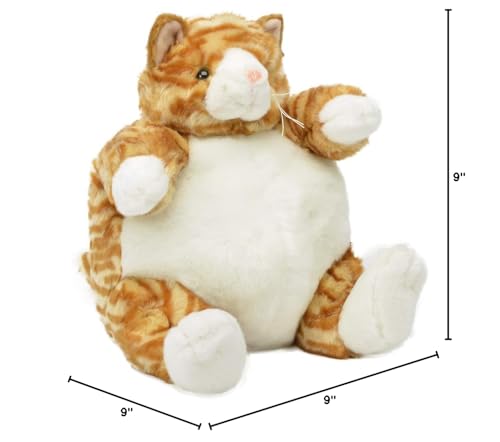 Unipak 9" Plumpee Orange Tabby Cat