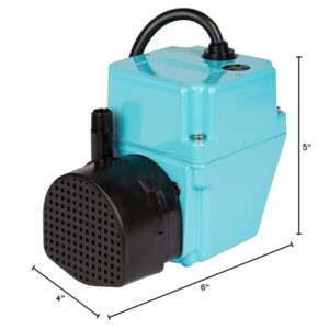 Little Giant 502103 300 GPH 115-Volt Manual Oil Filled Submersible Aluminum Direct Drive Submersible Pump, Blue, 2E-N