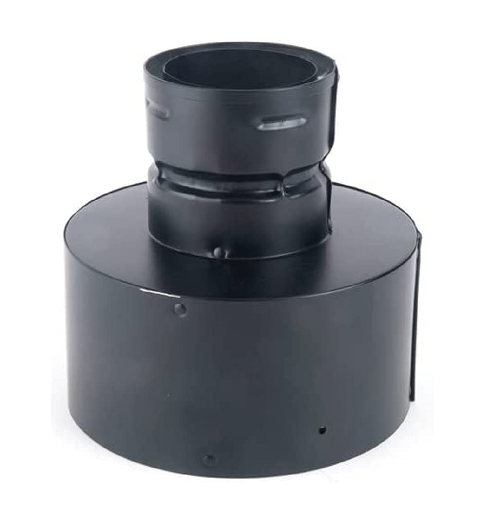 DuraVent 3PVL-X6 PelletVent Double-Wall Air-Insulated Pellet Stove Chimney Adapter with Stainless Steel Inner Wall and Galvalume Outer Wall, 6" Diameter