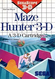 maze hunter 3d, a 3d cartridge