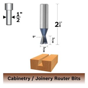 Bosch 84706M 9 Degree x 3/8 in. Carbide Tipped Dovetail Bit