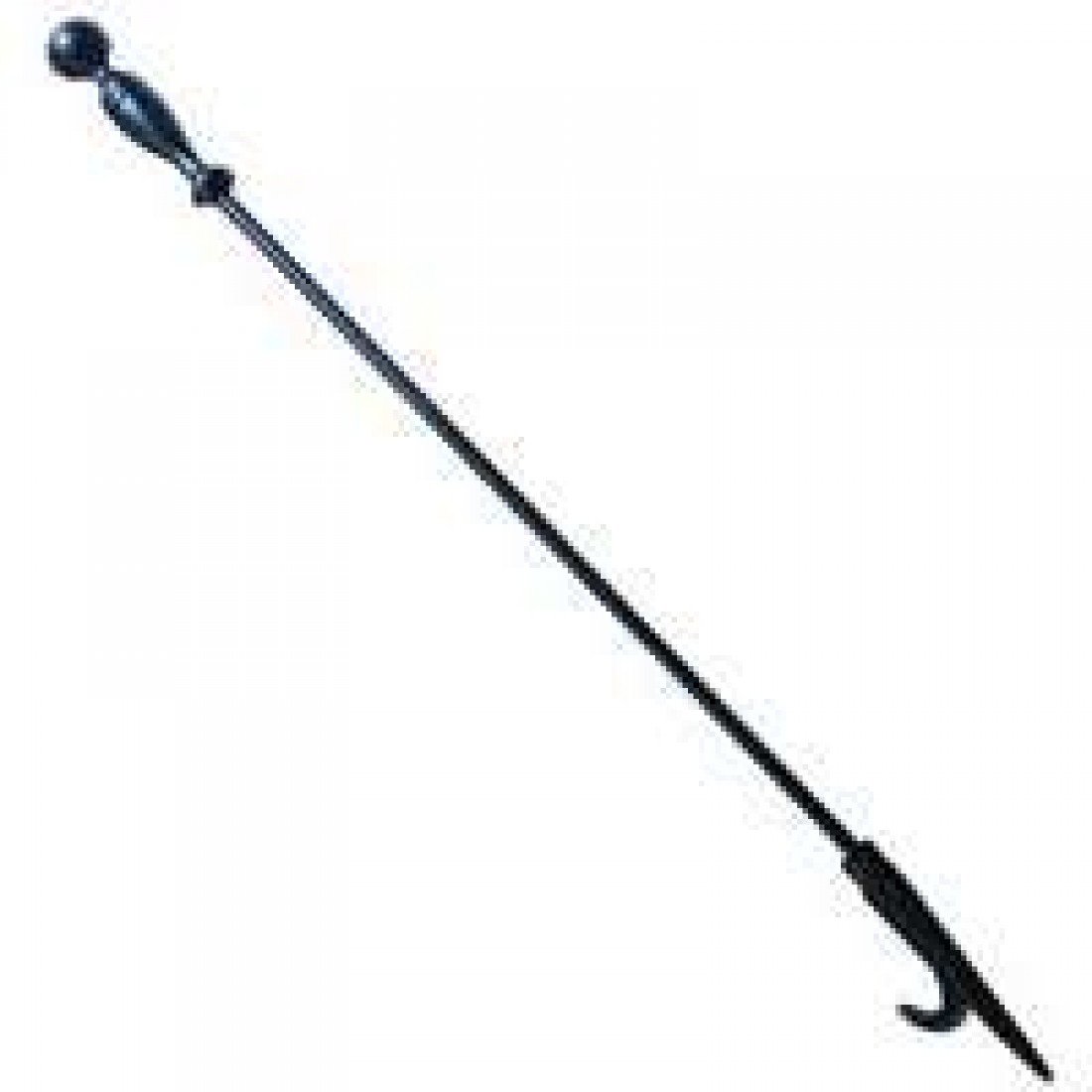 Homebasix Fireplace Poker 27", Black