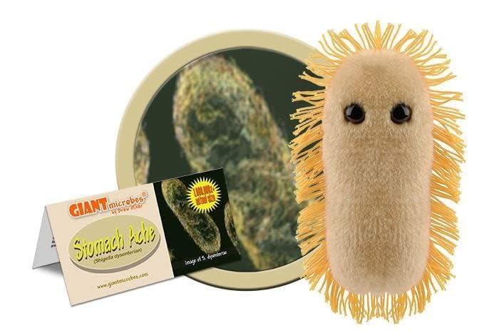 GIANTmicrobes Stomach Ache Plush - Learn About Microbes and Health, Fun Educational Gift for Family, Friends, Doctors, Nurses, Educators and Anyone with a Healthy Sense of Humor