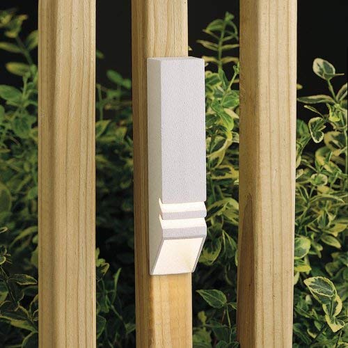 Kichler 15066WHT One Light Deck Rail, Textured White