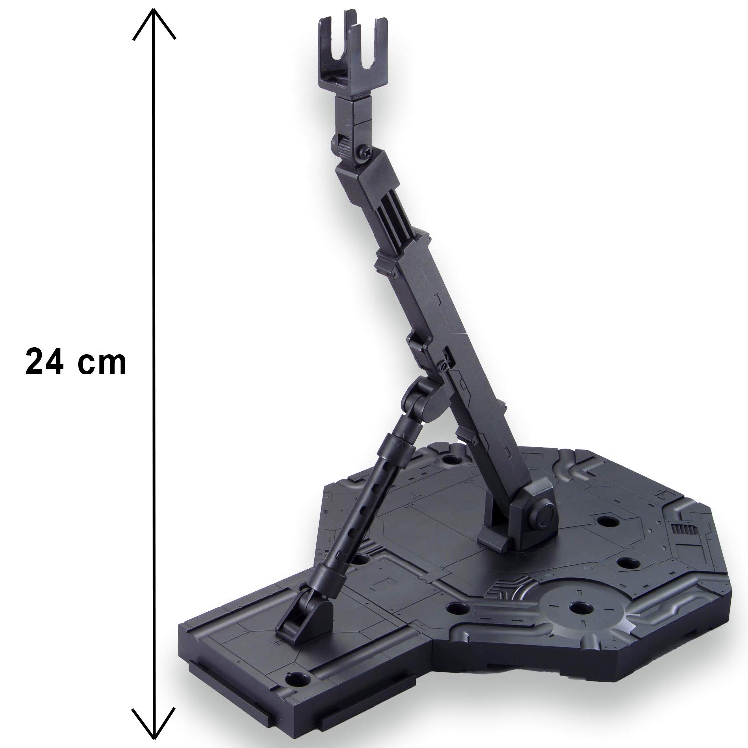 Bandai Hobby Action Base 1 Display Stand (1/100 Scale), Black (BAN148215)