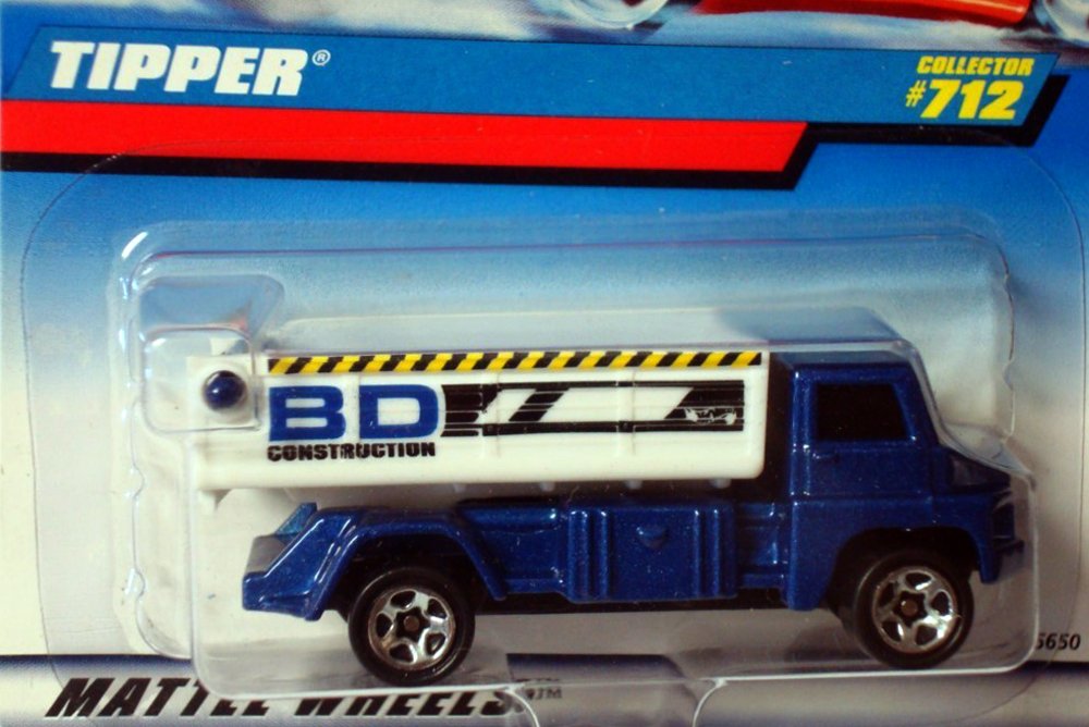 Hot Wheels 1998 1:64 Scale Blue Tipper Die Cast Truck Collector #712