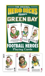 channel craft green bay packers herodeck playing cards