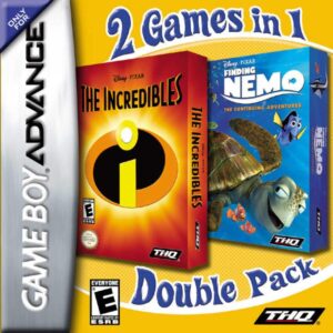 finding nemo / incredibles double pack - game boy advance