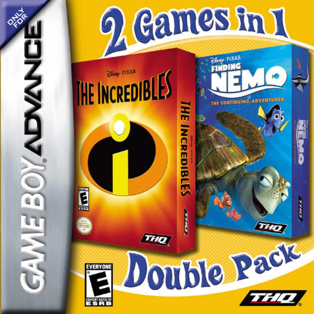 Finding Nemo / Incredibles Double Pack - Game Boy Advance