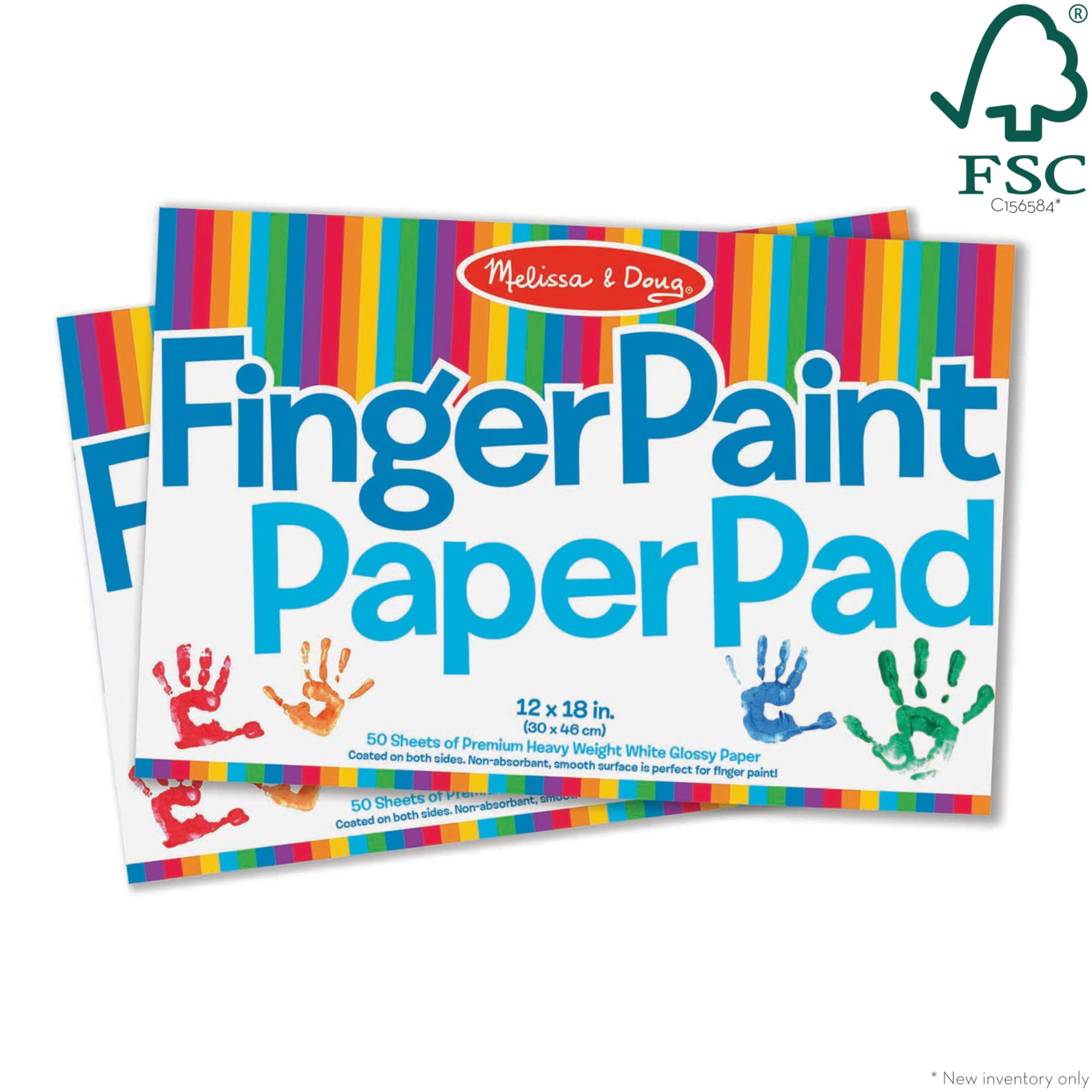 Melissa & Doug Finger Paint Paper Pad (12"x18")