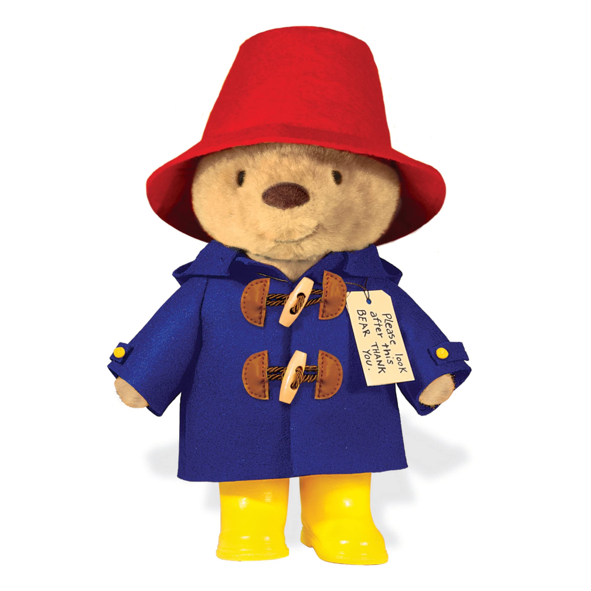 YOTTOY Paddington Bear Collection | Classic Paddington Bear Soft Stuffed Animal Plush Toy - 10”H