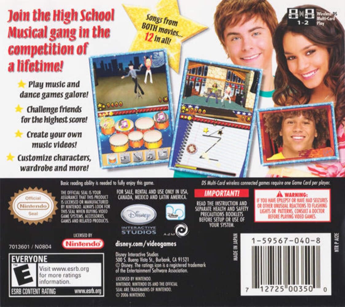 Disney's High School Musical: Making the Cut - Nintendo DS