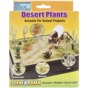 woodland scenics sp4124 desert plants diorama kit