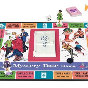 Winning Solutions Mystery Date Classic Board Game With Nostalgic Tin Case, Pink