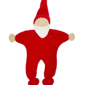 Under the Nile Organic Cotton Baby Buddy Santa Toy