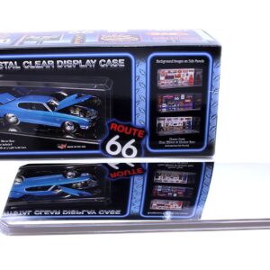 Pioneer Plastics 355CD Clear Plastic Display Case for 1:18 Scale Cars (Mirrored), 13" W x 5.5" D x 5" H (Mailer Box)