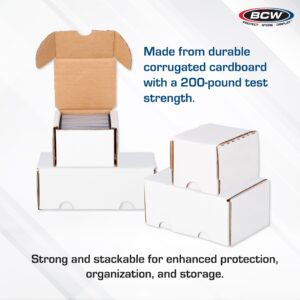 BCW 300 Count Trading Card Storage Box | Cardboard Organizer for Baseball, Basketball, Football Cards, MTG, Pokemon | Card Game Storage & Protection | Card Storage Box | Assembly Required