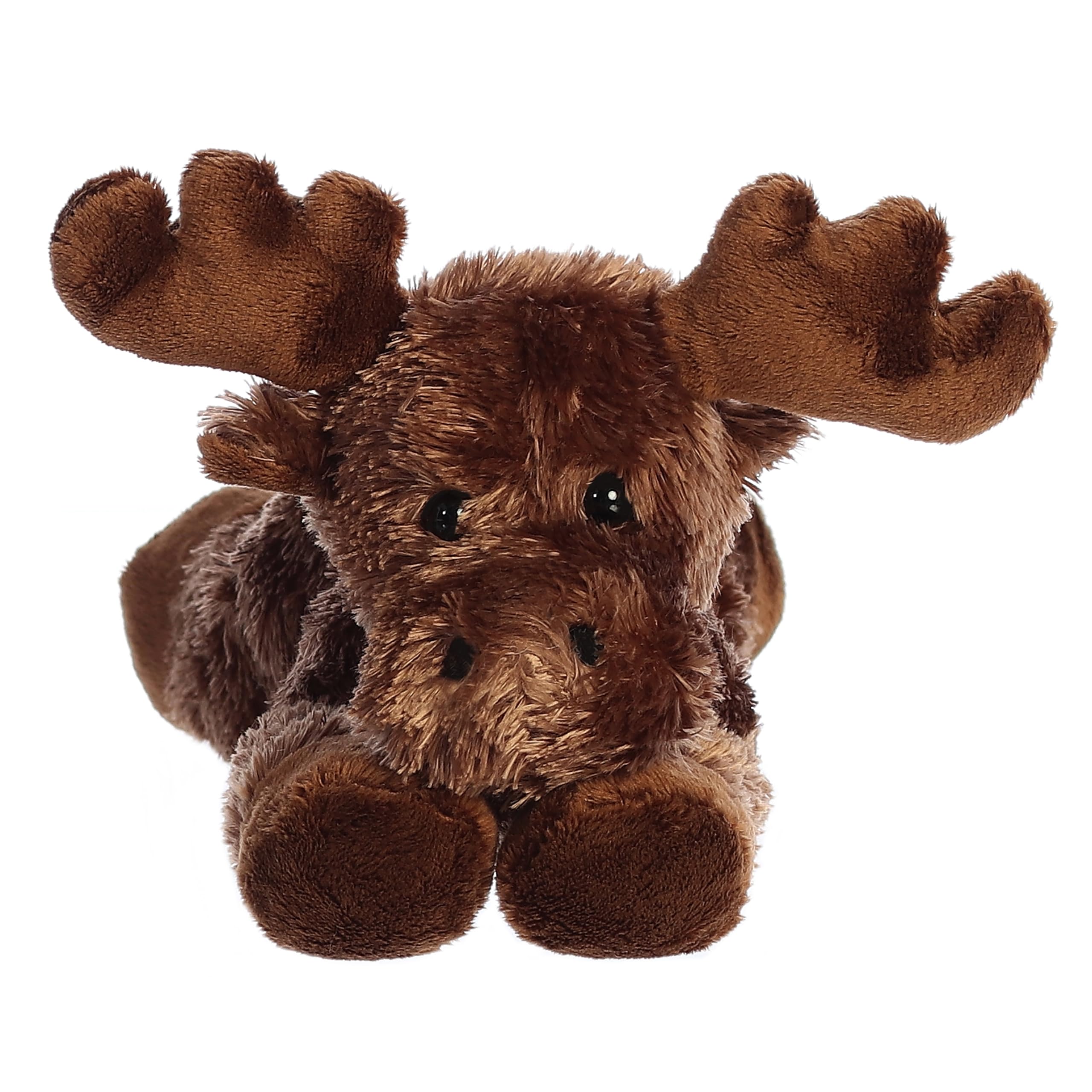 Aurora® Adorable Mini Flopsie™ Maxamoose™ Stuffed Animal - Playful Ease - Timeless Companions - Brown 8 Inches