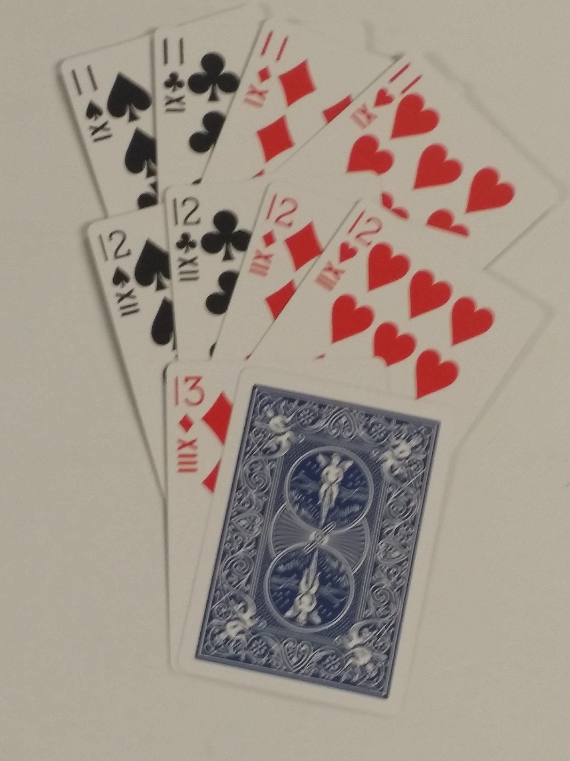 Bicycle Six Handed 500 Card Deck