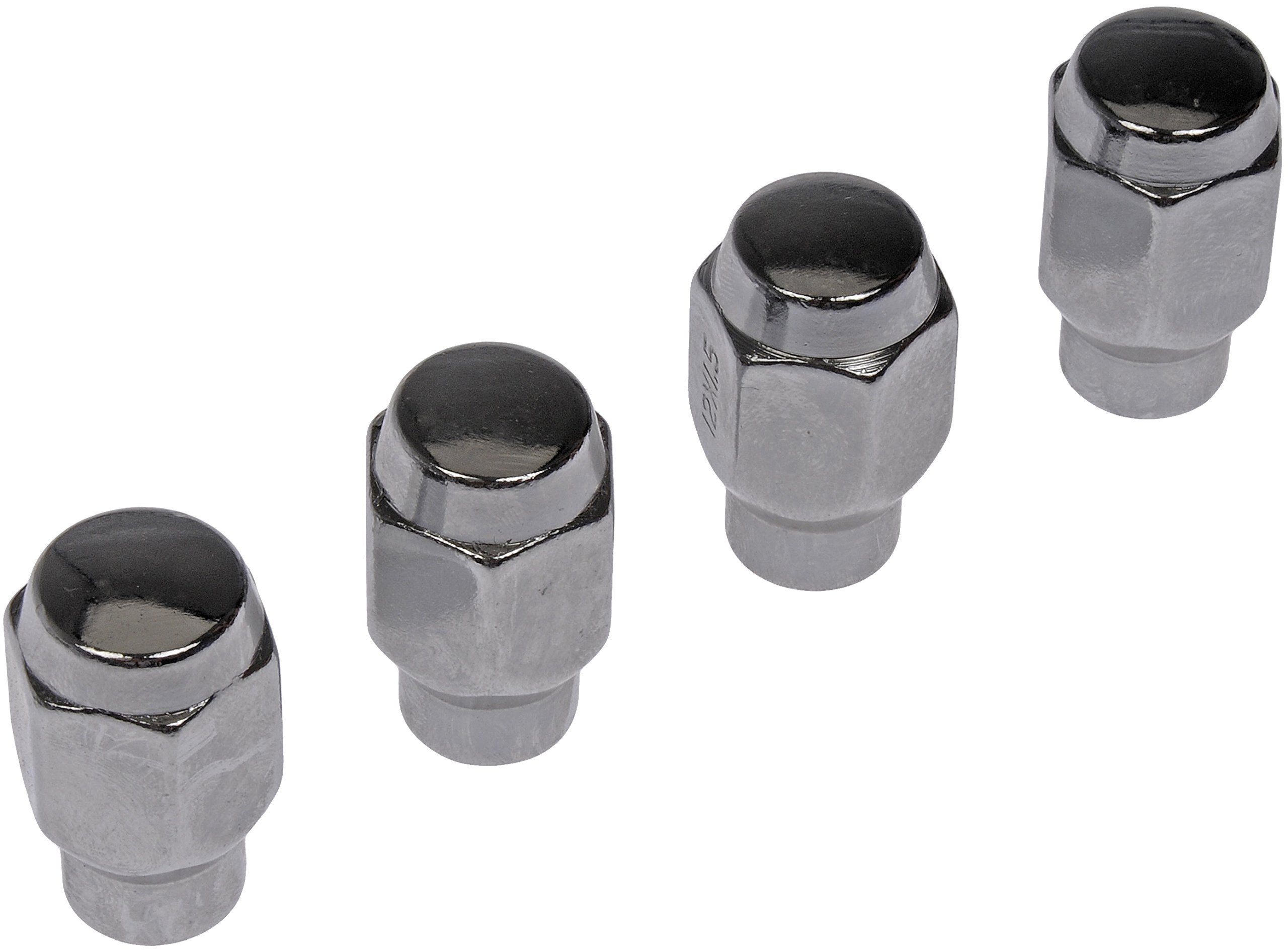 Dorman 711-312 Wheel Nut Chrome Et Conical M12-1.50 Compatible with Select Models, 4 Pack