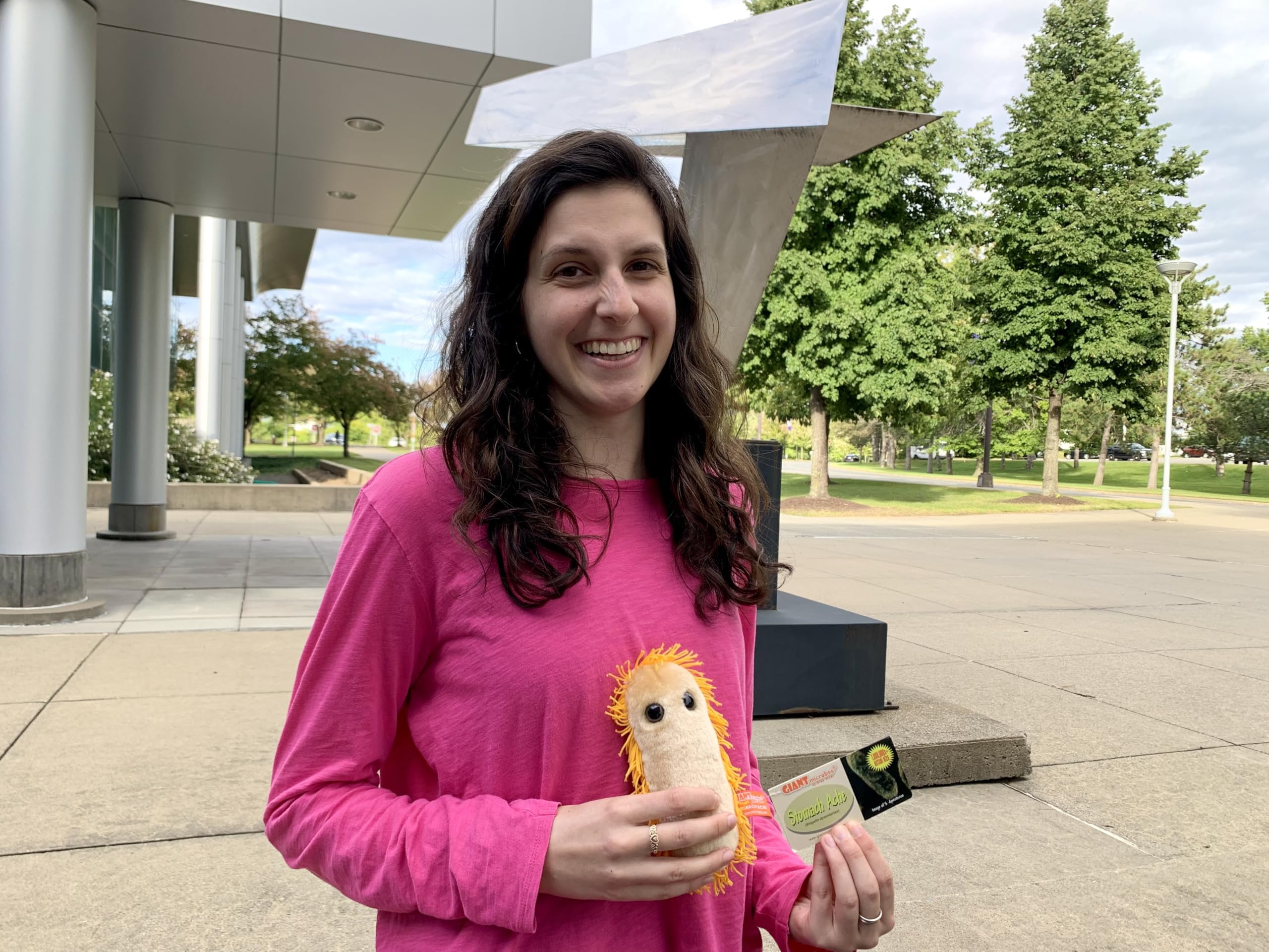 GIANTmicrobes Stomach Ache Plush - Learn About Microbes and Health, Fun Educational Gift for Family, Friends, Doctors, Nurses, Educators and Anyone with a Healthy Sense of Humor