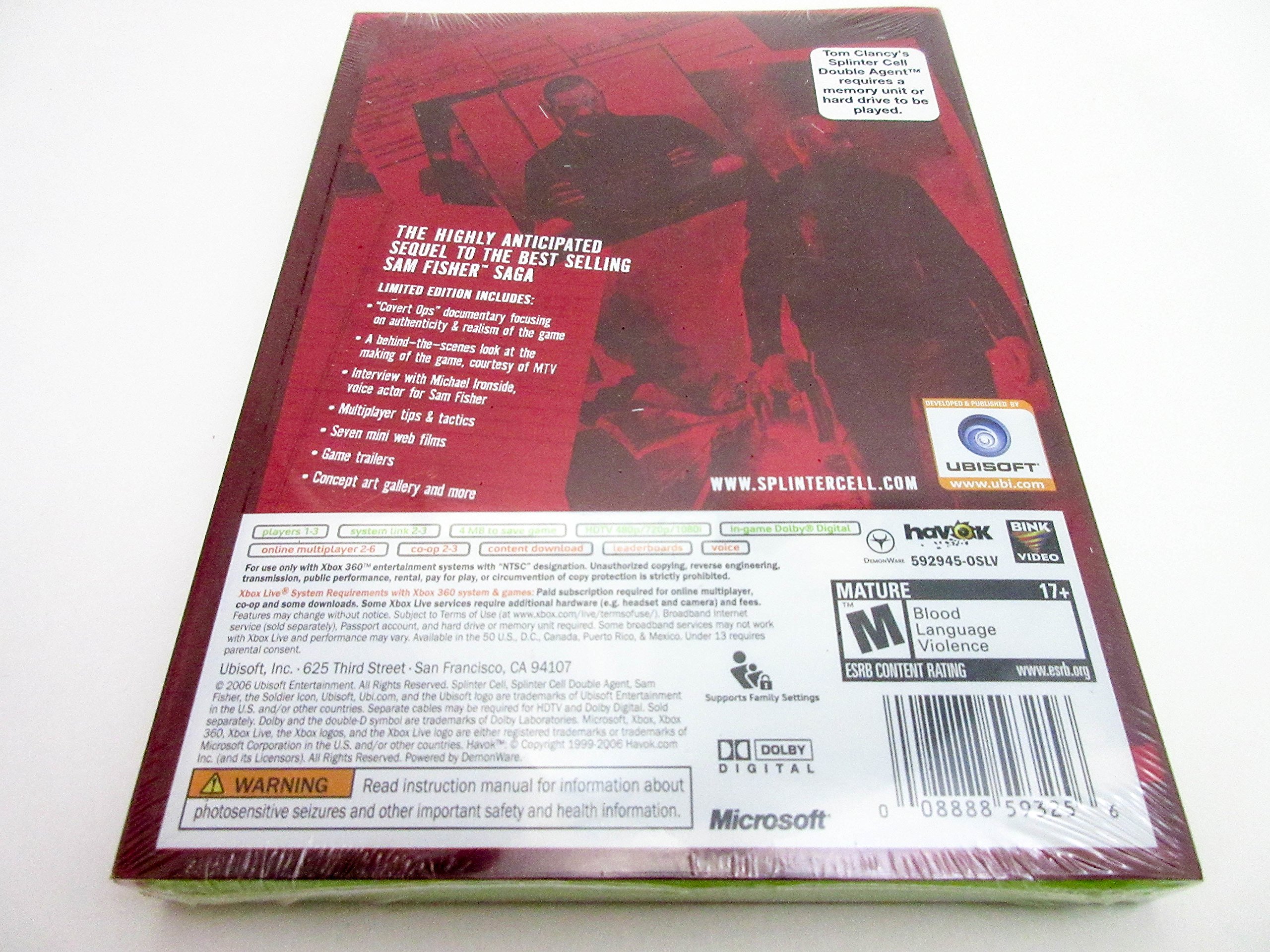 Tom Clancy's Splinter Cell: Double Agent (Limited Edition)