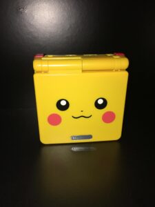 nintendo gameboy advance sp: limited edition pikachu yellow