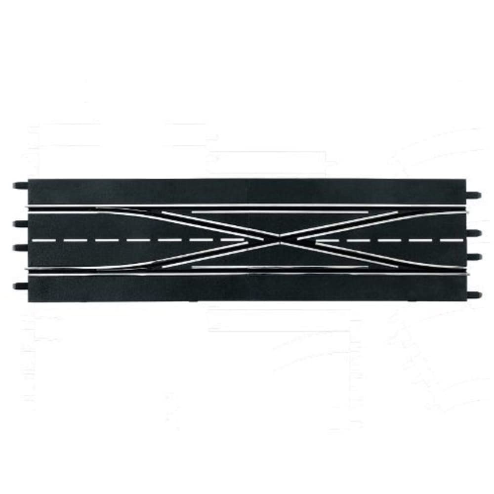 Carrera 30347 Double Lane Change Track Section add on Expansion Accessory Part Compatible with Digital 132 and 124 Slot car Tracks