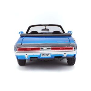 Maisto 1:24 Scale 1970 Dodge Challenger R/T Convertible Diecast Vehicle (Colors May Vary)