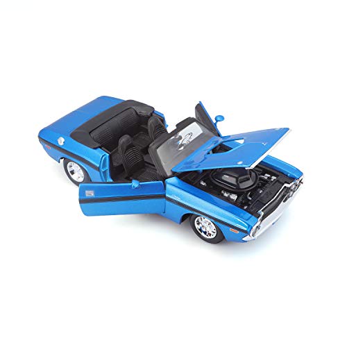 Maisto 1:24 Scale 1970 Dodge Challenger R/T Convertible Diecast Vehicle (Colors May Vary)