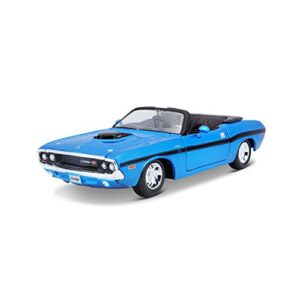 maisto 1:24 scale 1970 dodge challenger r/t convertible diecast vehicle (colors may vary)