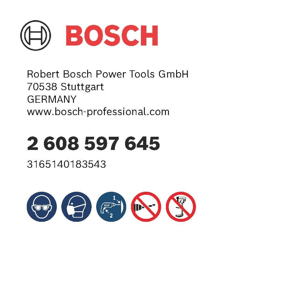 Bosch 2608597645 Wood Auger Drill Bit 18mmx14.17inx17.72In