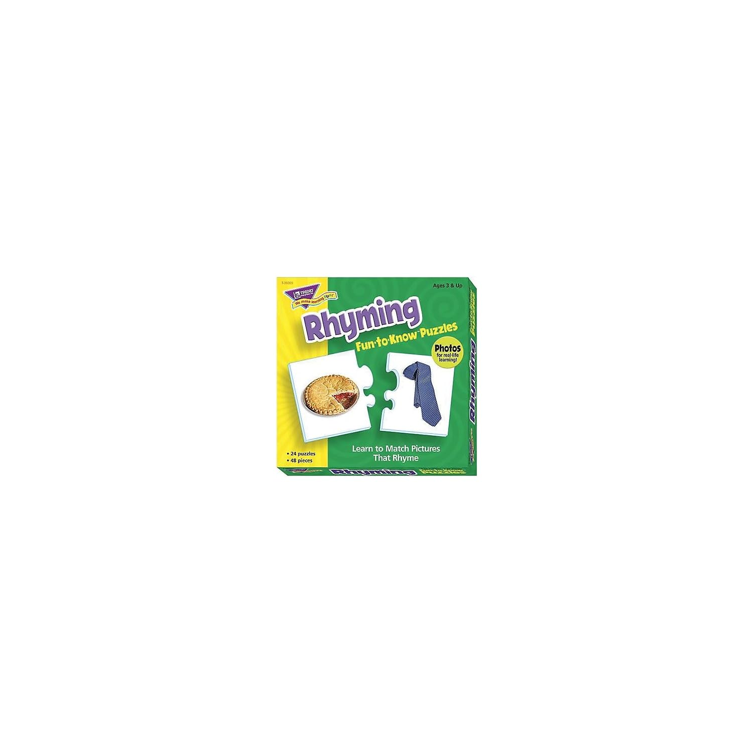 Trend Fun-To-Know Early Childhood Puzzles, Rhyming (T36009)