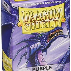 Fantasy Flight Games Dragon Shield ART10009 Classic Standard Size Sleeves 100pk-Purple