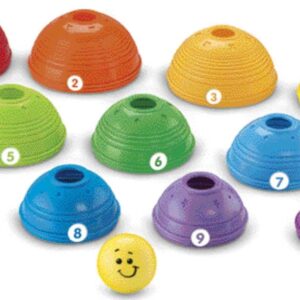 Fisher-Price Baby Toy Stack & Roll Cups, 10-Piece Stacking & Nesting Activity for Developmental Play Infants Ages 6+ Months