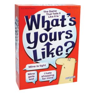 playmonster what's yours like? — hilarious party card game — describe what your guess word is like — ages 12+