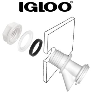 Igloo Push-Button Spigot for 2-10 Gallon Water Cooler Beverage Jugs